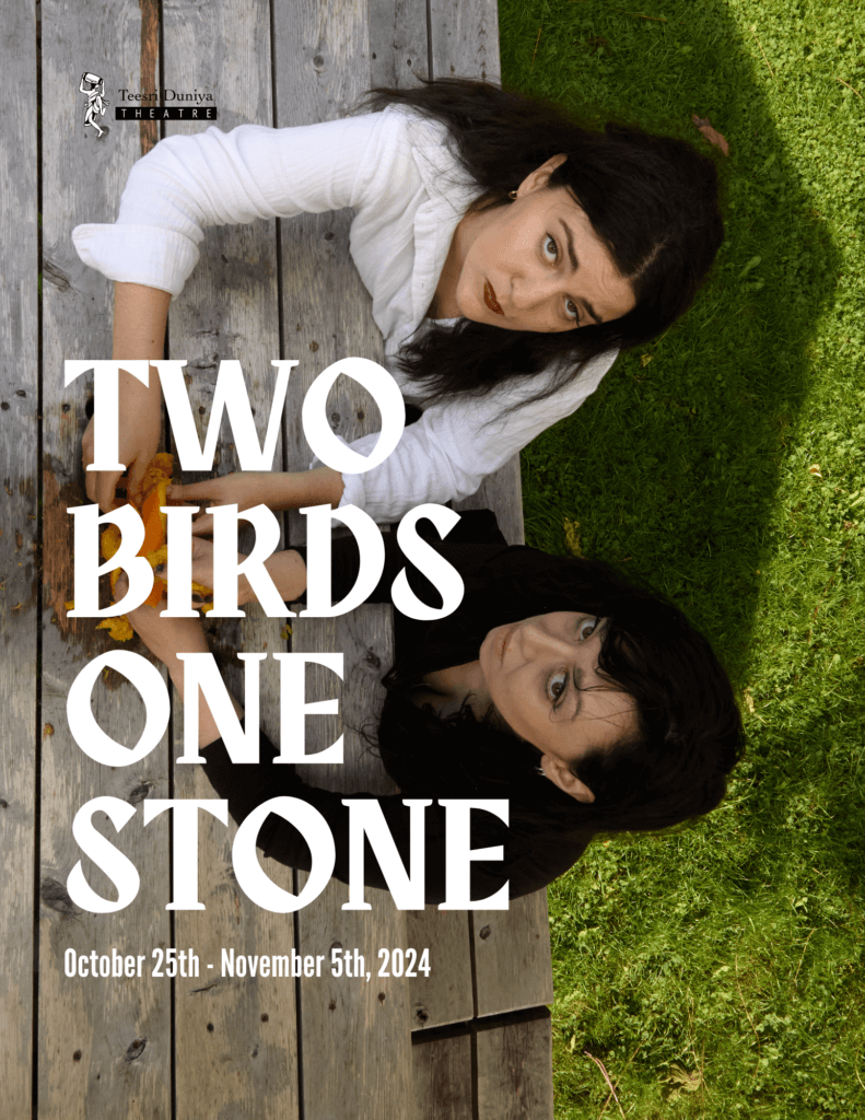 2024 - Two Birds One Stone | Teesri Duniya Theatre Montreal - Change the World One Play at a Time